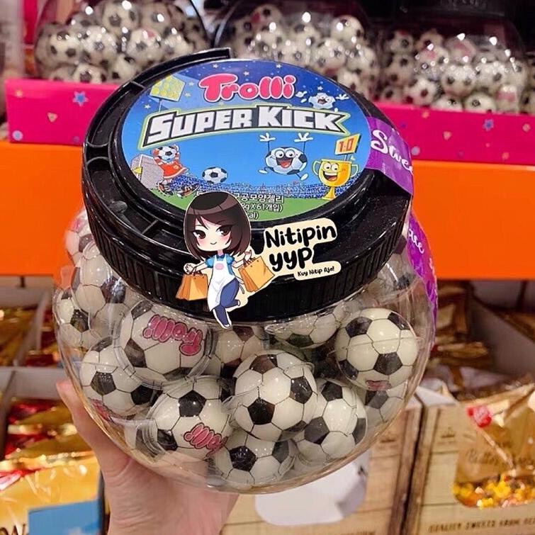 Jual Promo [ASLI KOREA] Korean Trolli Planet Soccer Chewy Gummy ...