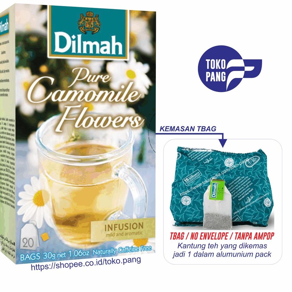 Jual Produk Terbaik--Dilmah Pure Camomile Flower Tea - Teh Celup ...