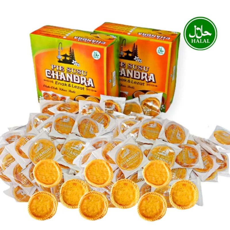 Jual pie susu Candra khas Bali 1 Koli 1500biji /packing kardus aman ...