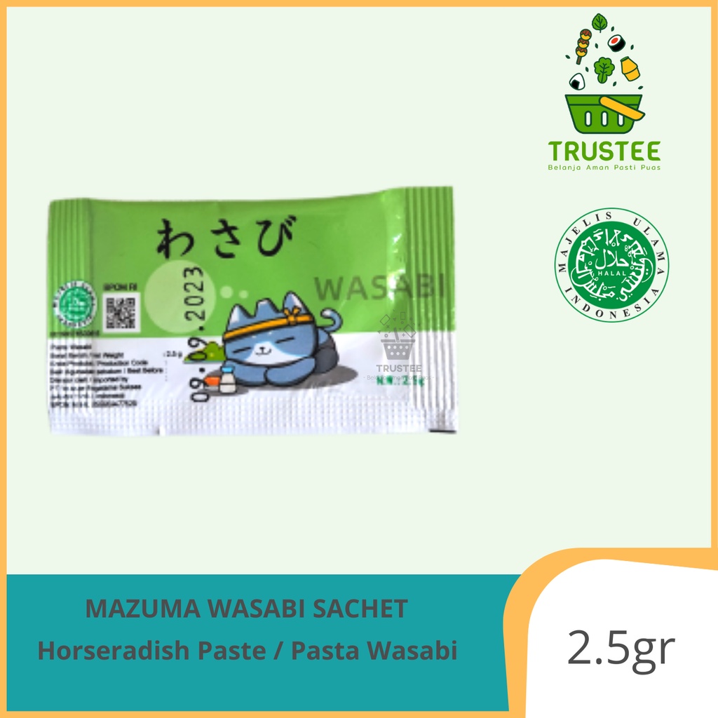 Jual Mazuma Wasabi Paste Neri Wasabi Sachet 1Pcs 2.5gr | Shopee Indonesia