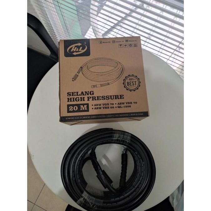 Jual H&L Selang Jet Cleaner 20M - Selang High Pressure- Selang Steam ...