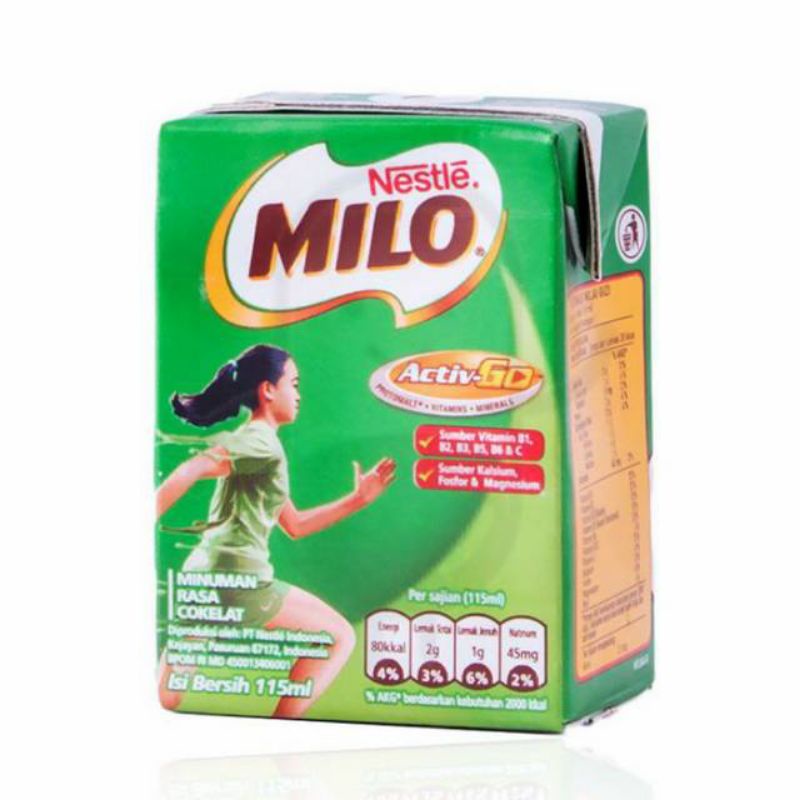 Jual Susu MILO Active Go UHT 110 ml | Shopee Indonesia