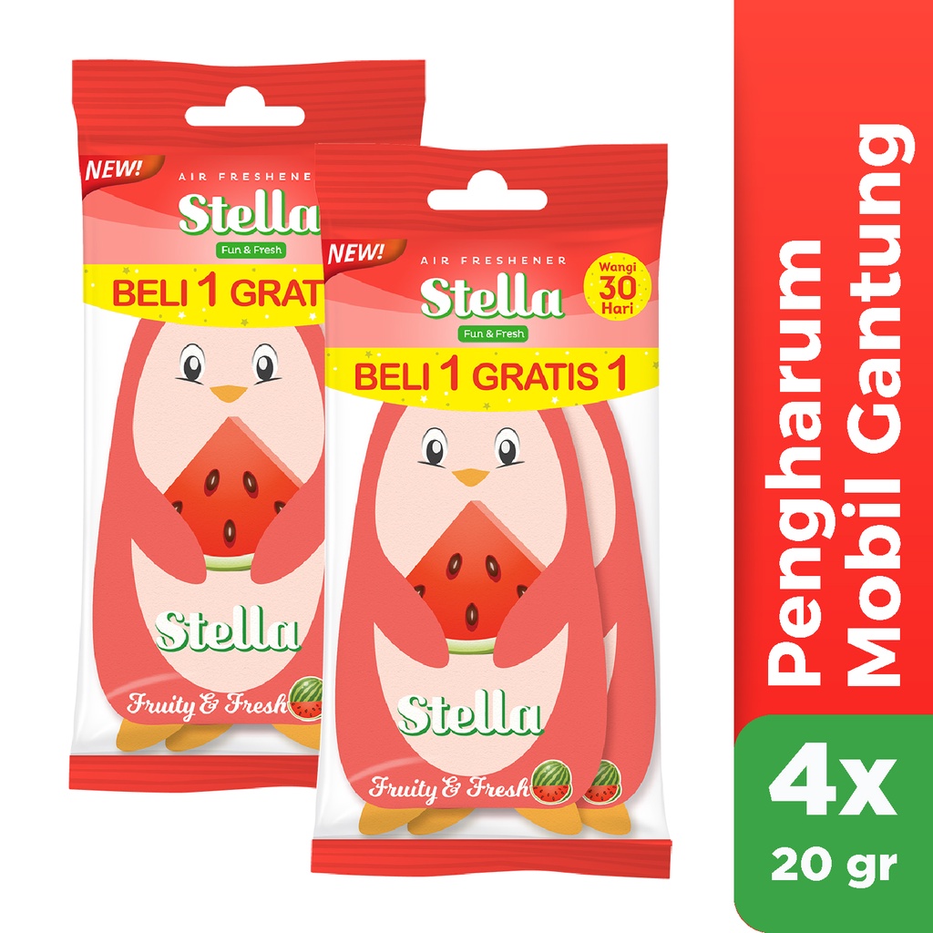 Jual Stella Fun & Fresh Fruity & Fresh 20gr Beli 1 Gratis 1 x2 ...