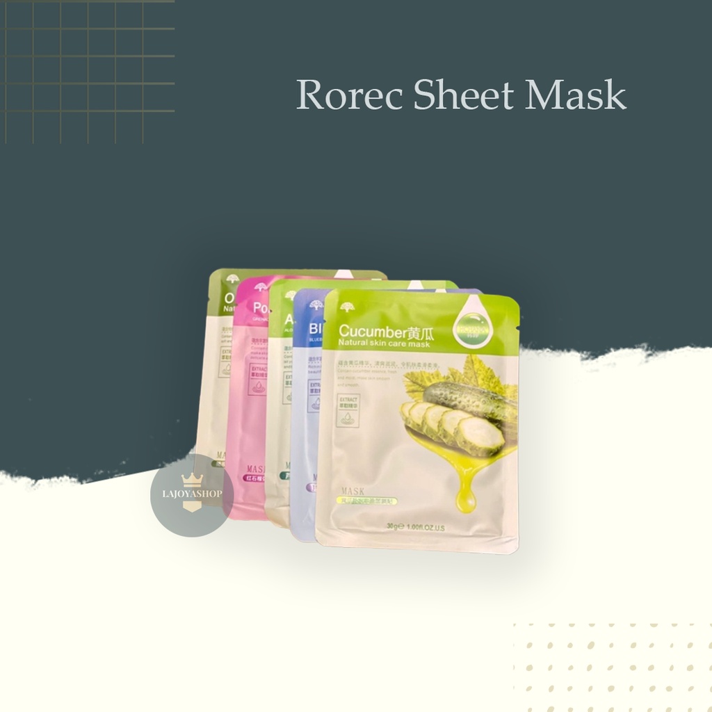 Jual rorec sheet mask | Shopee Indonesia