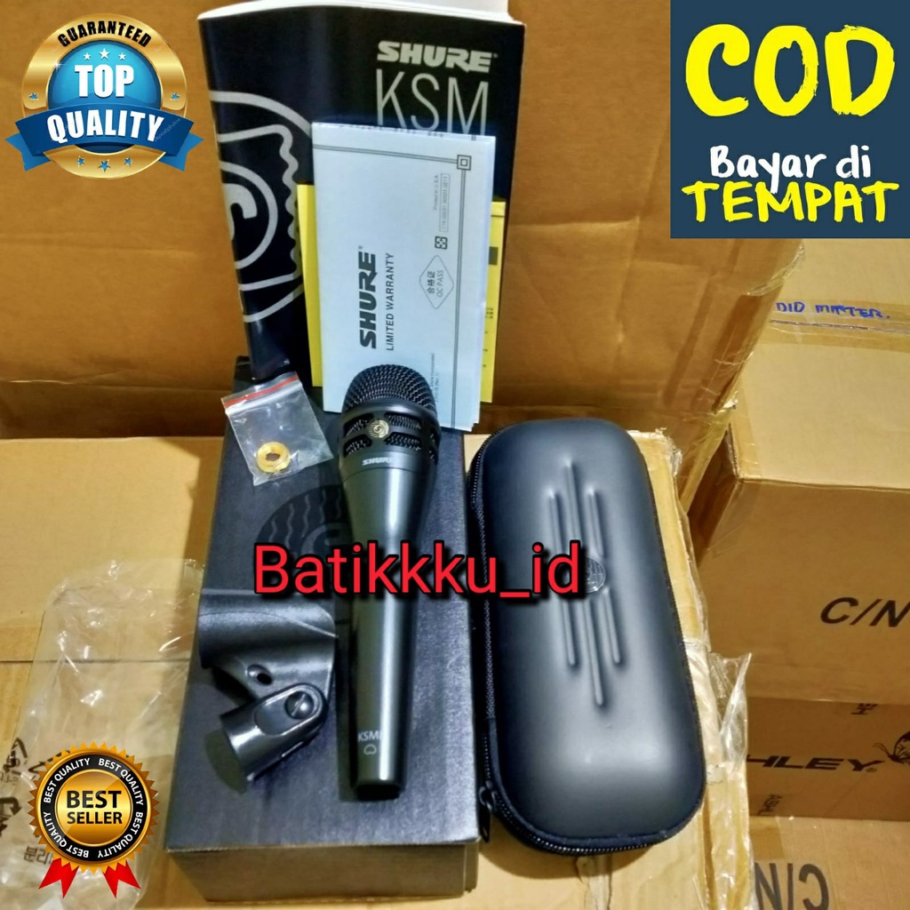 Jual MIC KABEL SHURE KSM8 KSM 8 SEMI ORIGINAL WARNA HITAM | Shopee Indonesia