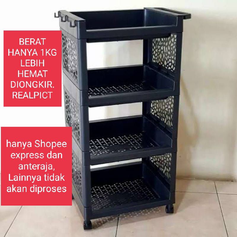 Jual *TERLARIS !!!* RAK SUSUN 4 PLASTIK SUSUN / RAK YOYO 4 | Shopee ...