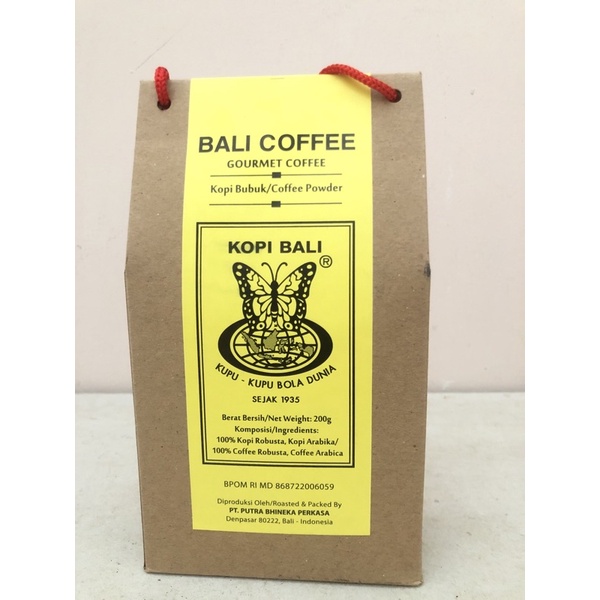 Jual Kopi Cap Kupu Kupu bola Dunia Bali Coffee | Shopee Indonesia