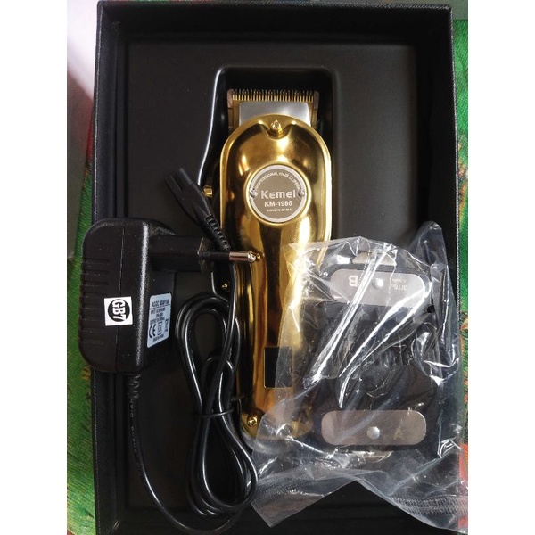 Jual MESIN POTONG RAMBUT KEMEI KM 1986 GOLD/EMAS UNTUK PANGKAS RAMBUT SALON BARBERSHOP | Shopee ...