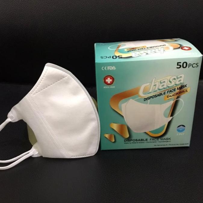 Jual Masker 3ply Duckbill Dewasa Chasa Isi 50pcs Premium Quality 90 ...