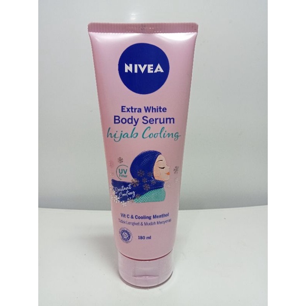 Jual Nivea exta white body serum hijab cooling | Shopee Indonesia