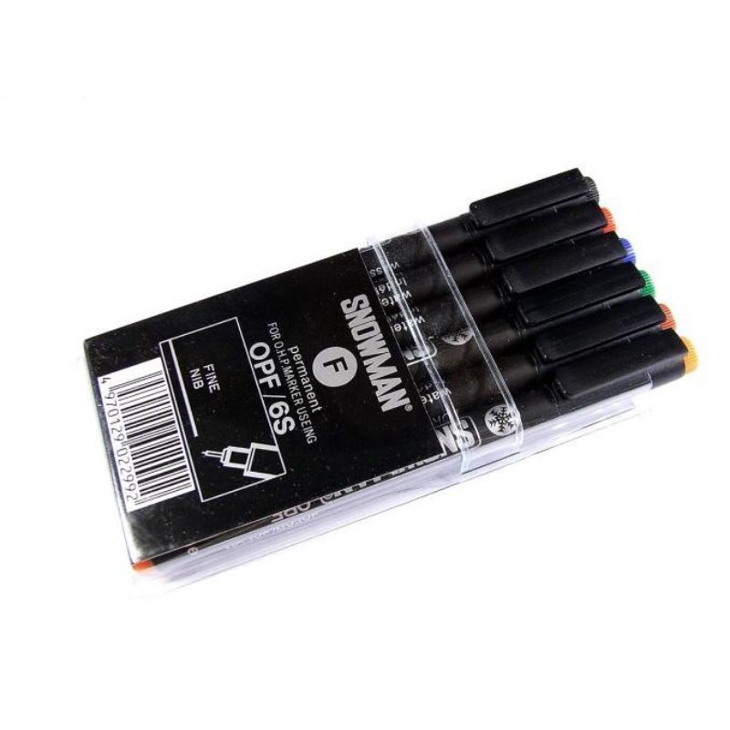 Jual Spidol Snowman OPF/6S Permanent OHP Marker | Shopee Indonesia
