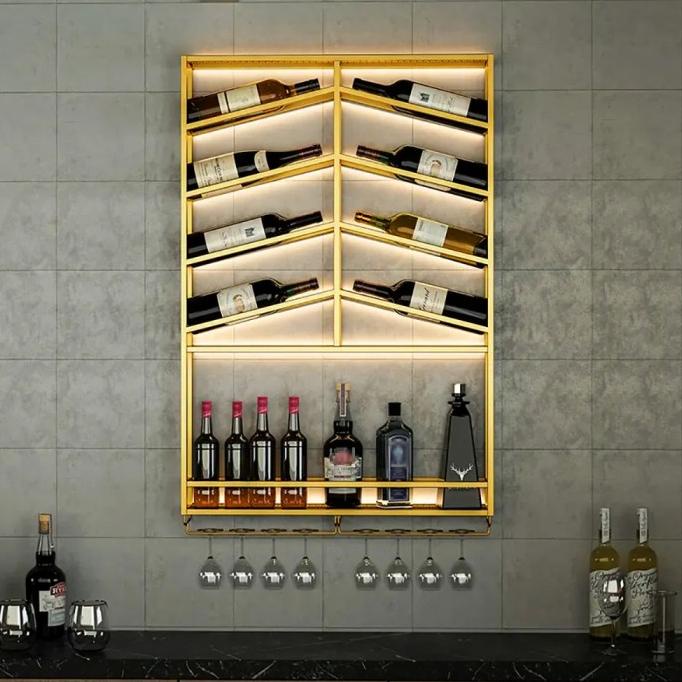 Jual Custom | Rak Bar / Wine Industrial Minimalis Modern Dinding - Rack ...