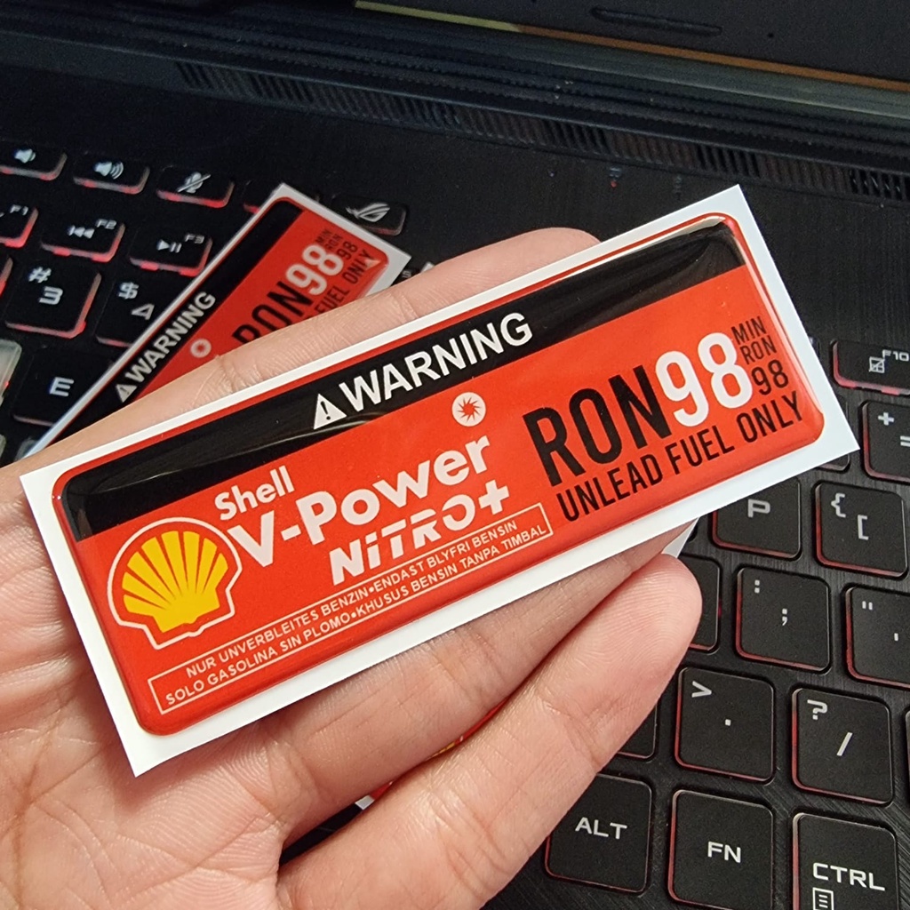 Jual STIKER TIMBUL WARNING VARIAN BAHAN BAKAR SHELL | Shopee Indonesia