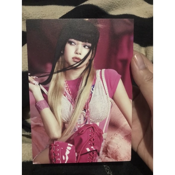 Jual Official Postcard Lisa Blackpink Born pink large photocard ...