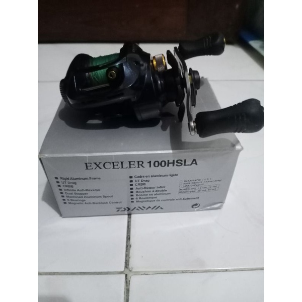 Jual daiwa exceler 100HSLA | Shopee Indonesia