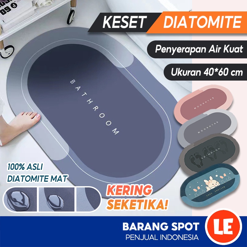 Jual Keset Kaki Anti Slip /Keset Diatomite Bundar / Keset Kaki Anti Bau ...
