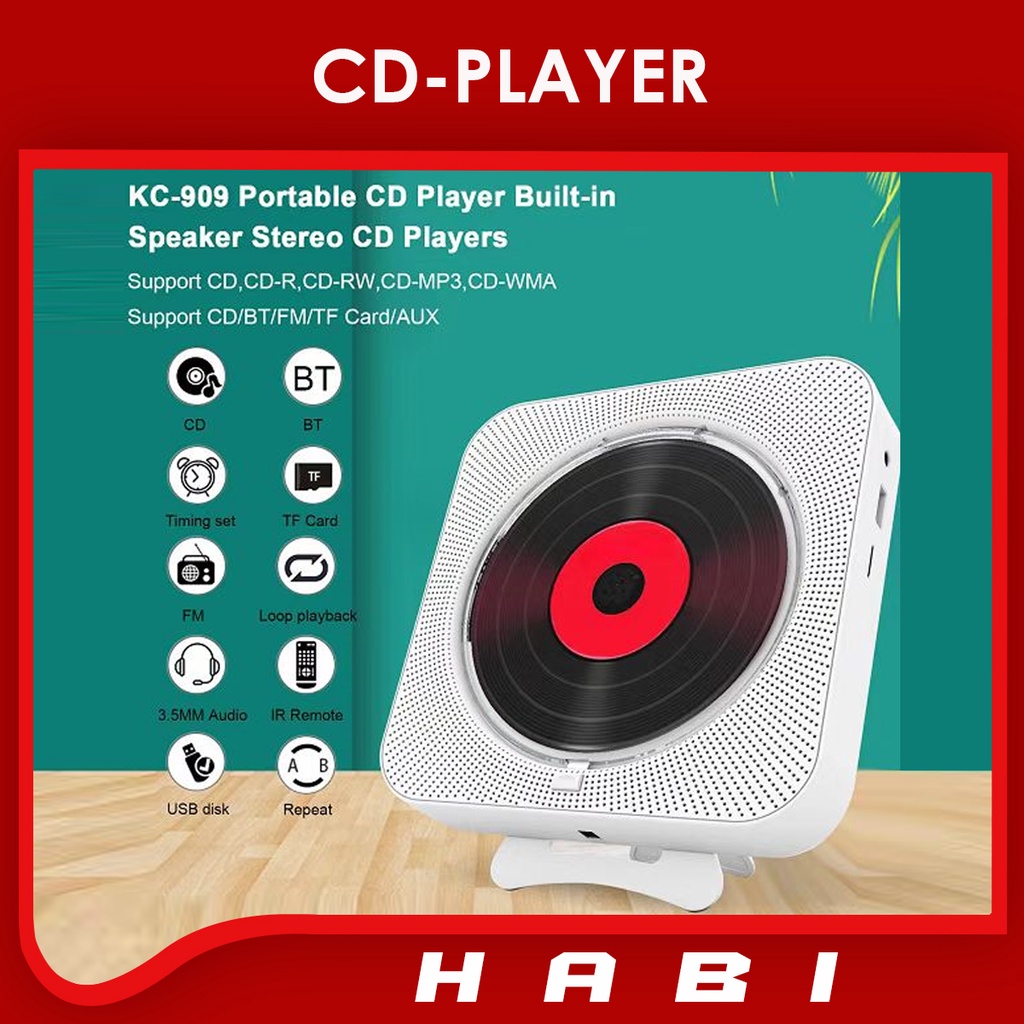 Jual cd dvd player pemutar cd piringan hitam Portable CD DVD Player ...