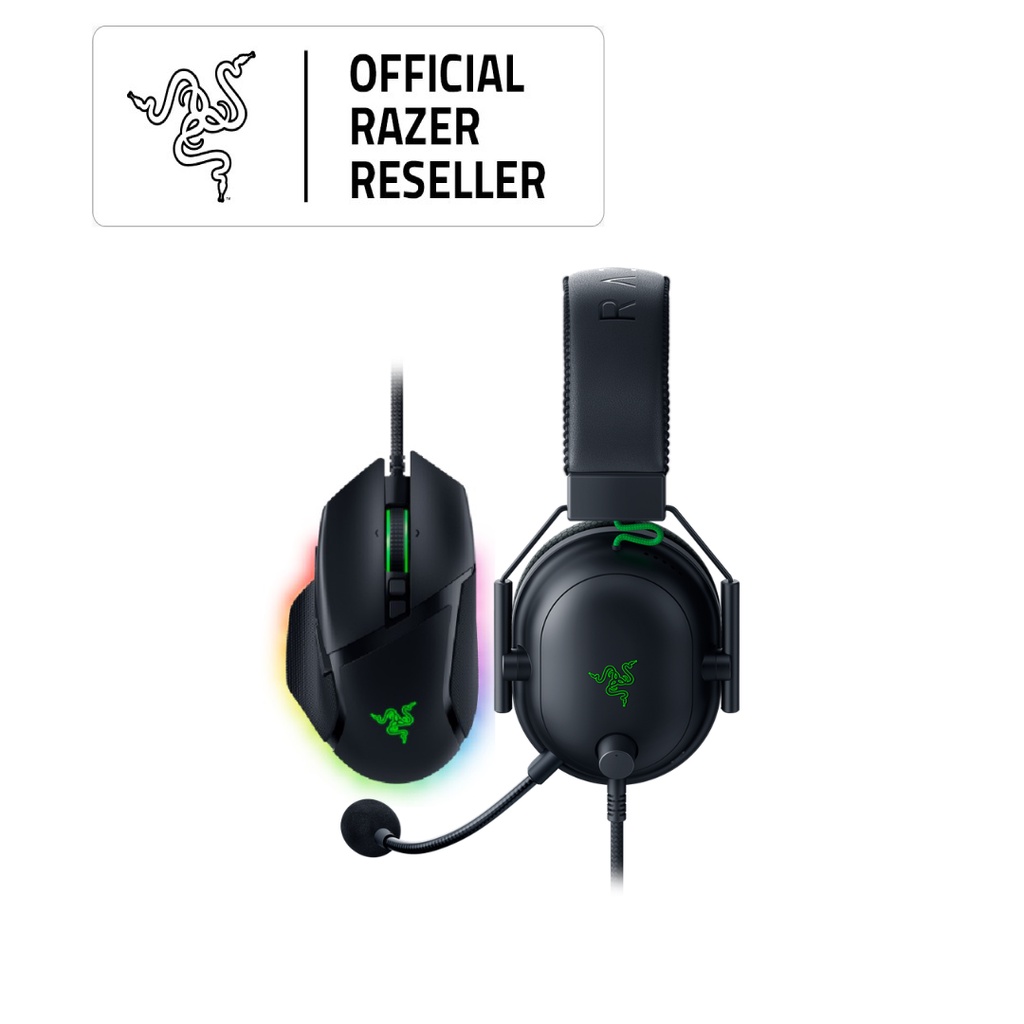 Jual Razer Blackshark V2 Sound card + Basilisk V3 Bundle | Shopee Indonesia