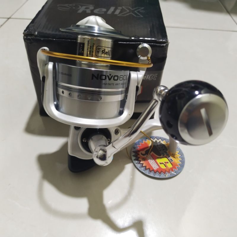 Jual Reel relix novo 6000 Made in korea | Shopee Indonesia