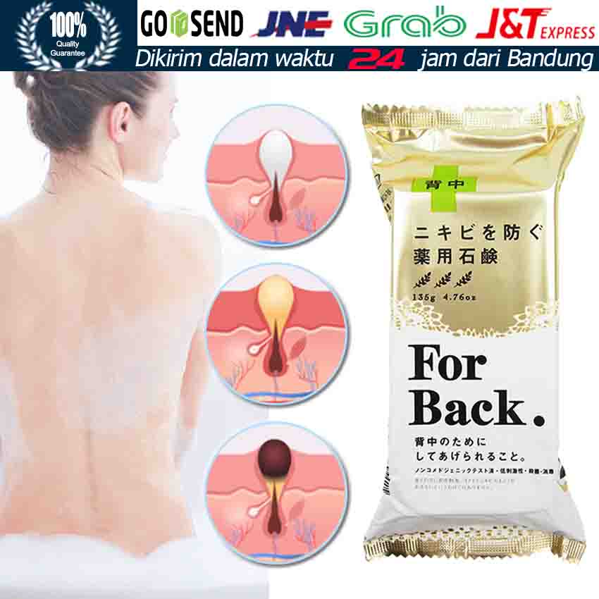 Jual 135gr SABUN JERAWAT PUNGGUNG Pelican For Back Acne Medicated Soap ...