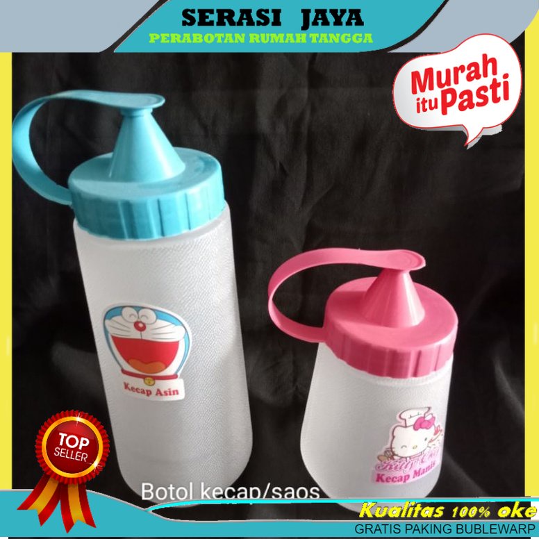 Jual BOTOL KECAP / SAOS/SAMBAL MERK Vitara 300ML-500ML | Shopee Indonesia