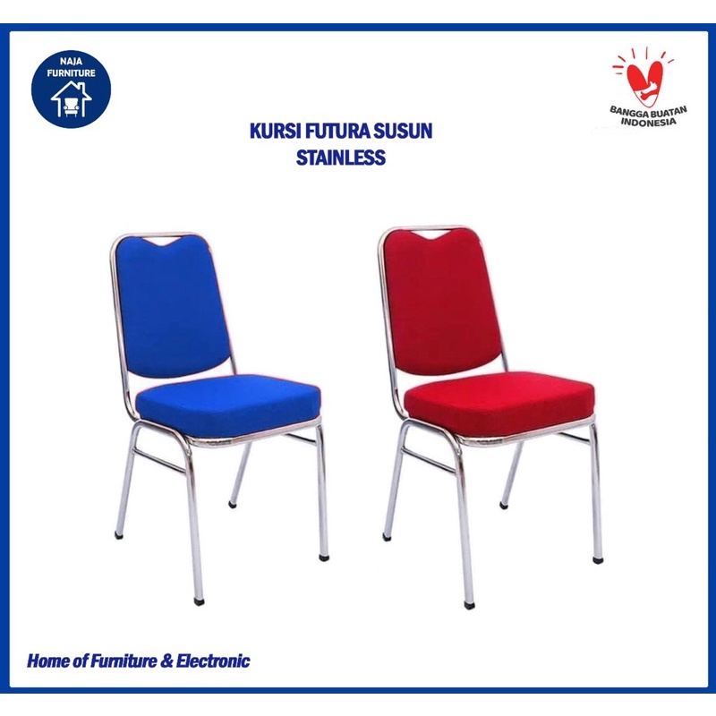 Jual Kursi Susun Stainless | Kursi Sandar | Kursi Futura Stainless ...