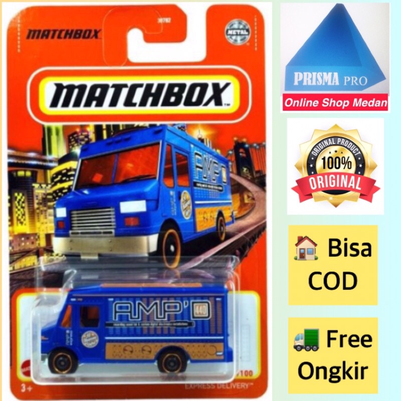 Jual Matchbox Express Delivery Blue Biru Diecast Mobil Mainan Koleksi ...