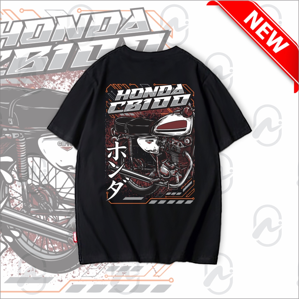 Jual Kaos Motor Honda CB100 Classic / Motor Dilan / Matic Day | Shopee Indonesia