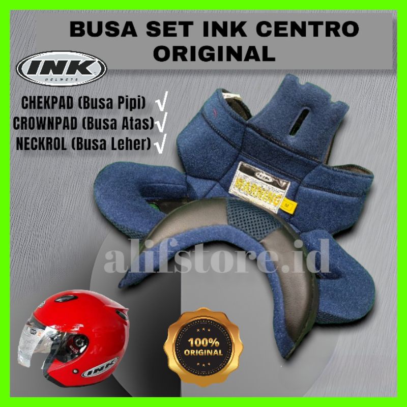 Jual 100% ORIGINAL Busa Helm INK Centro spon sentro jet asli || part ...