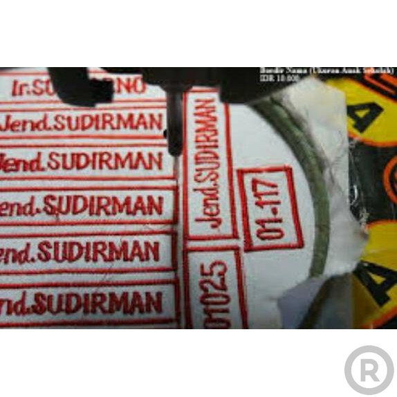 Jual Best Quality Sehari jadi! Papan nama-Bordir nametag-nama anak-nama ...