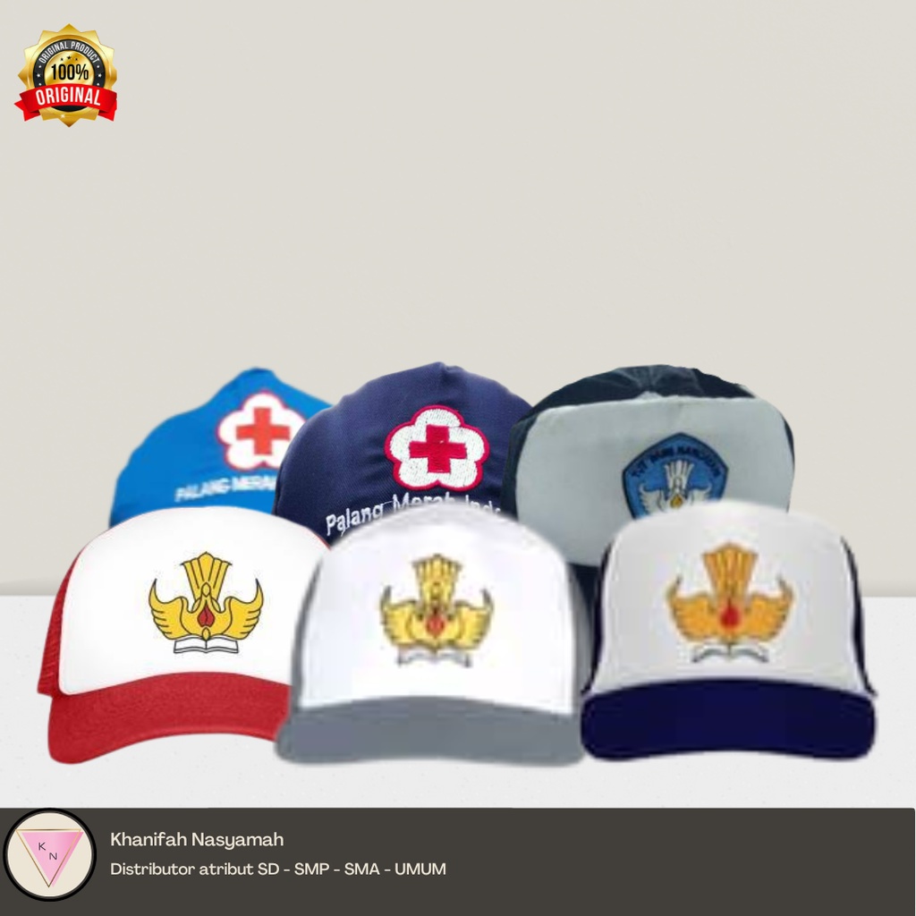 Jual KHANIFAH - Topi Sekolah SD| Topi SMP | Topi SMA | Shopee Indonesia