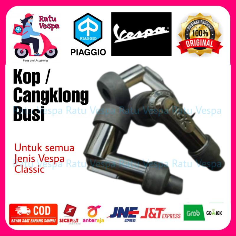 Jual Kepala Cangklong / Kop Busi NGK Vespa VBB super Sprint PX Spartan ...