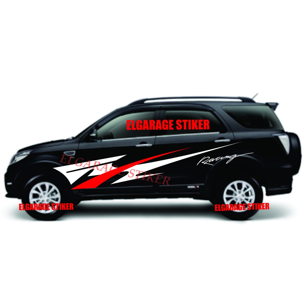 Jual Stiker mobil toyota rush stiker body samping mobil rush terios ...