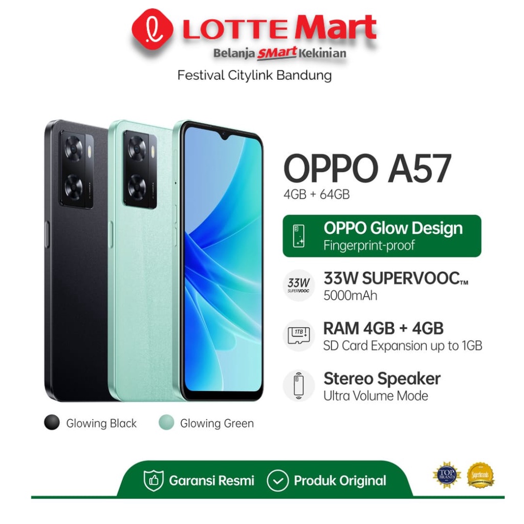 Jual OPPO A57 4GB / 64gb | 4 / 128gb Hp Oppo A57 Original & Garansi Resmi | Shopee Indonesia