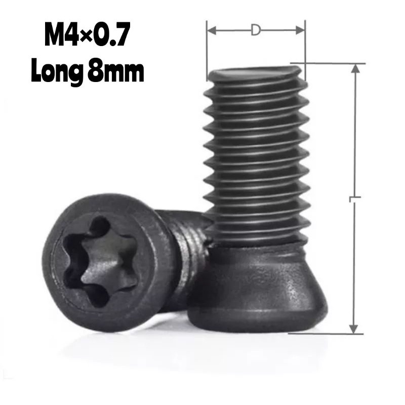 Jual Baut insert Baut Holder Baut Facemill M4×0.7 Long 8mm Baru ...