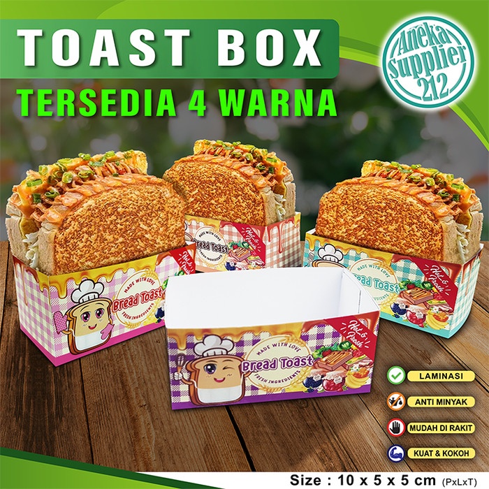 Jual Toast Box Roti Bakar - HAPPY FAMILY ed - IVORY 10x5x5 - (50 pcs ...
