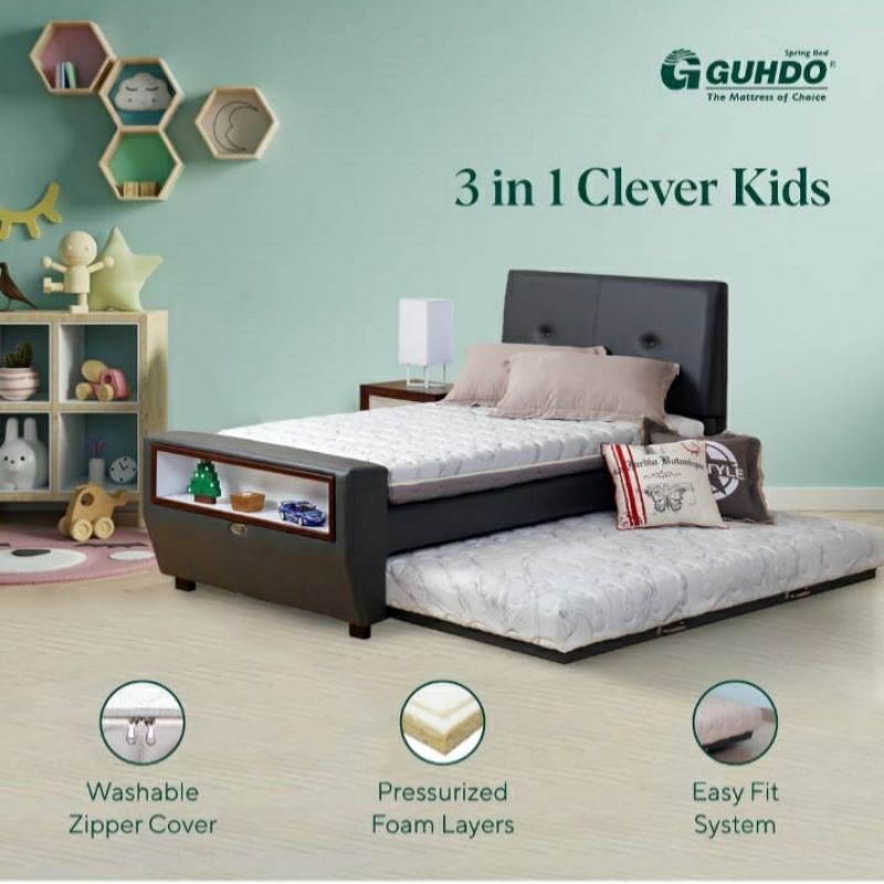 Jual Springbed guhdo 3in1 clever kids | Shopee Indonesia