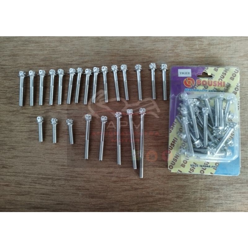 Jual BAUT KALTER SET PROBOLT CHROME ORIGINAL THAILAND TIGER, GL, MEGA ...