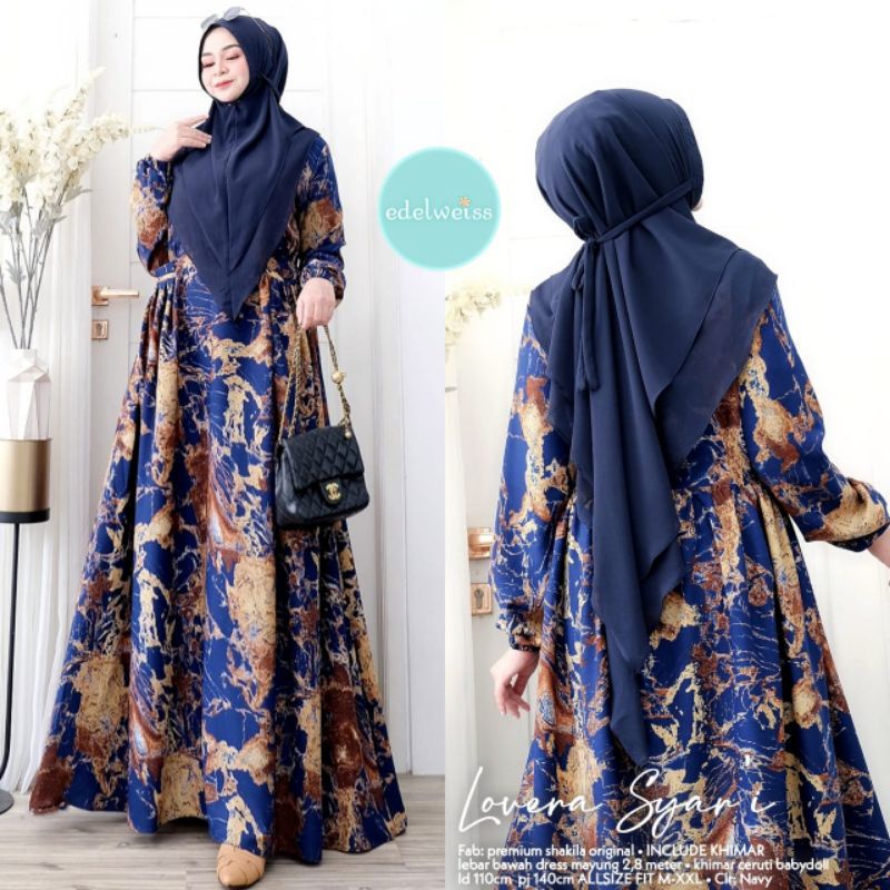 Jual LOVERA DRESS SYARI PREMIUM | Shopee Indonesia