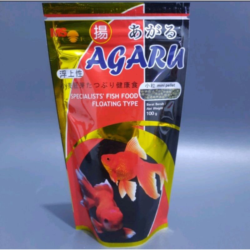Jual Agaru Floating Pakan Koki 100 gram | Shopee Indonesia