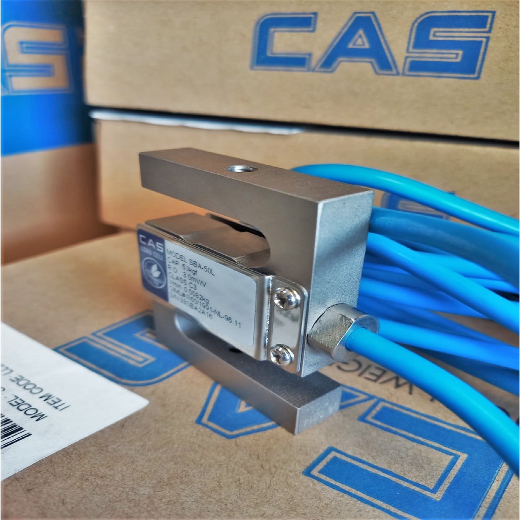 Jual Loadcell CAS SBA type S shear beam cap 50kg - 500kg | Shopee Indonesia