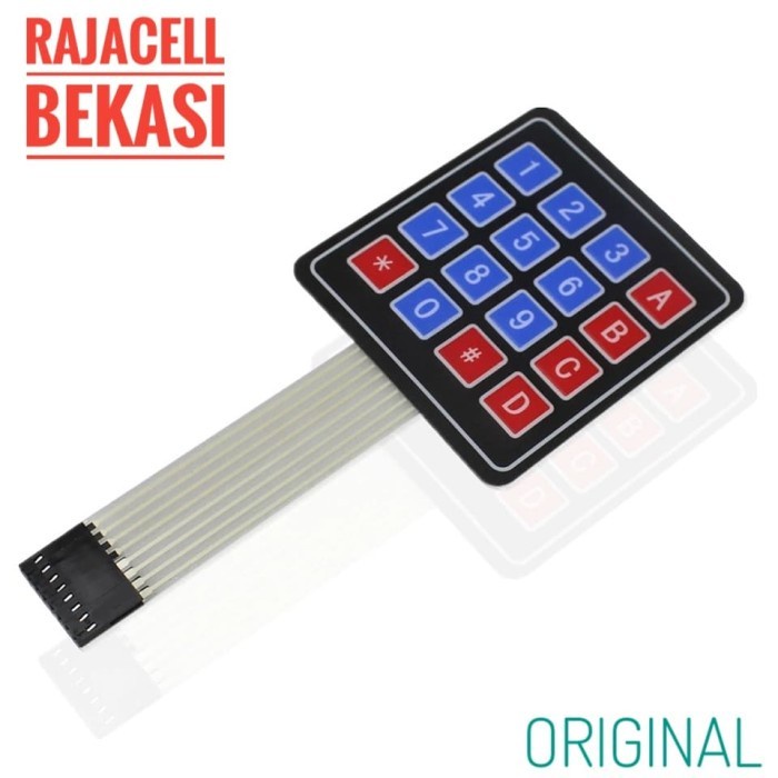 Jual Module Keypad Membrane Matrix Keyboard Array 4x4 For Arduinoo Esp8266 Shopee Indonesia