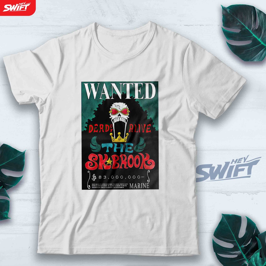 Jual KAOS One Piece Wanted Poster Bounty Sk Brook one piece posters ...