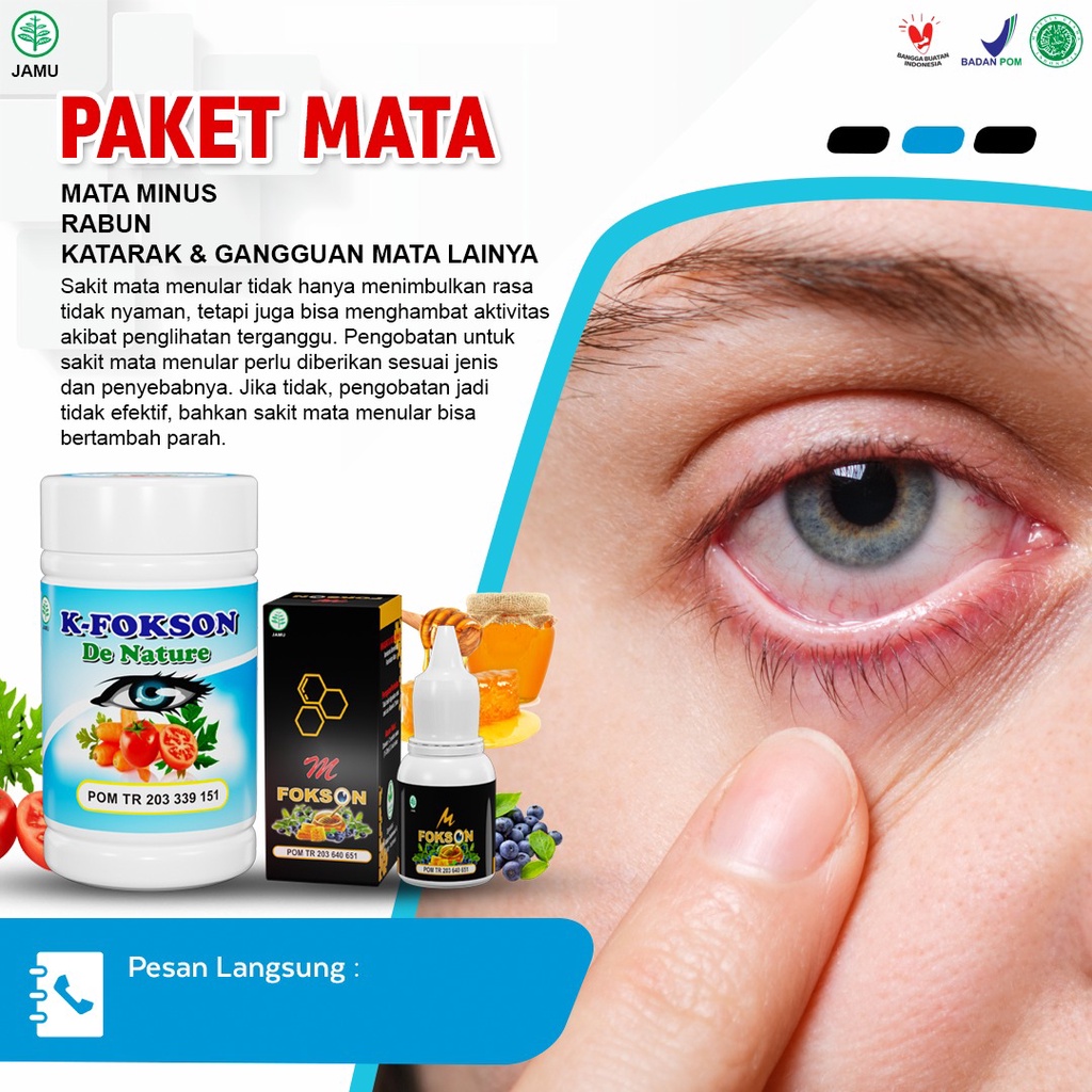 Jual Obat Mata Rabun Buram Jauh Dekat Senja, Mata Berlemak Pterigium ...