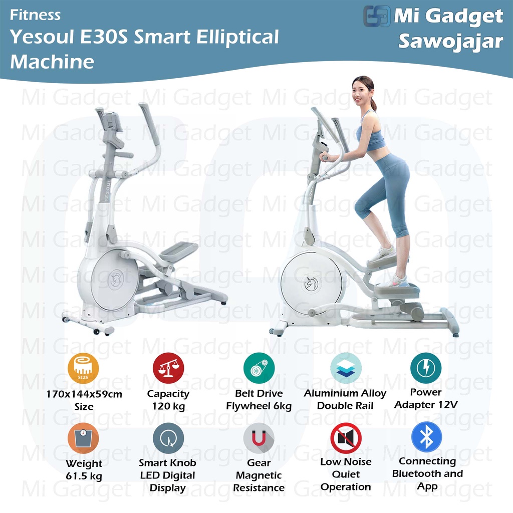 Jual Yesoul E30S Smart Elliptical Machine Alat Gym Fitness | Shopee Indonesia