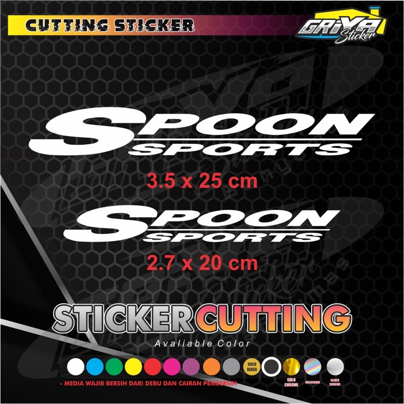 Jual Sticker JDM - Stiker SPOON SPORTS sticker car JDM | Shopee Indonesia