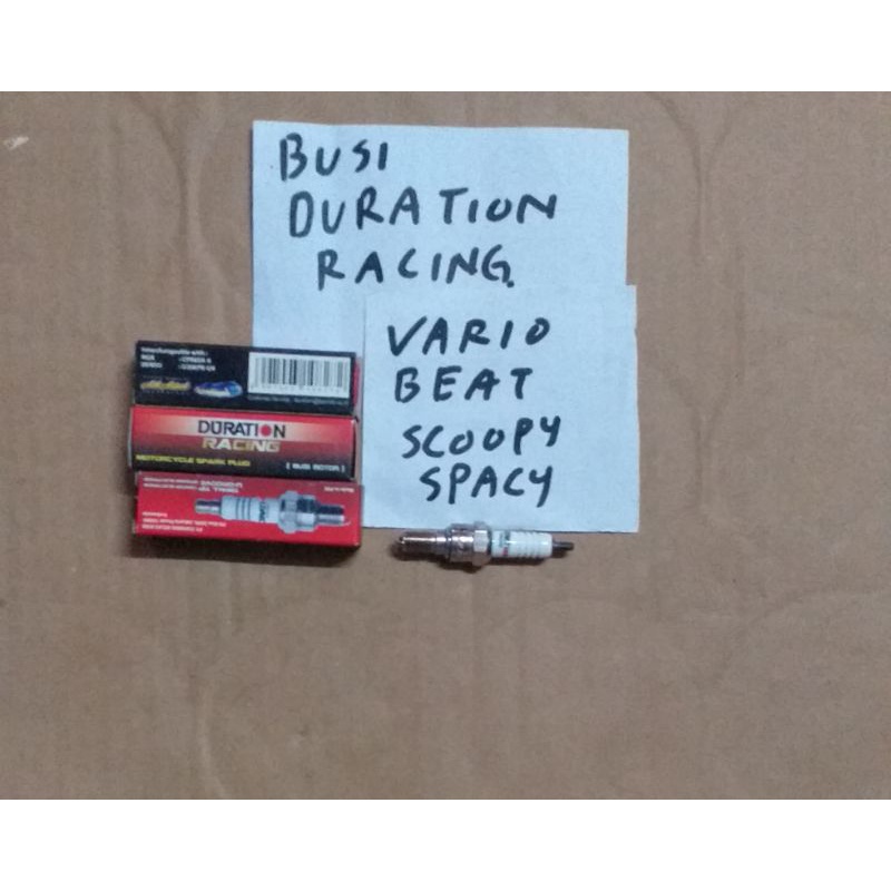 Jual BUSI DURATION RACING HONDA BEAT VARIO SPACY SCOOPY BAGUS ...