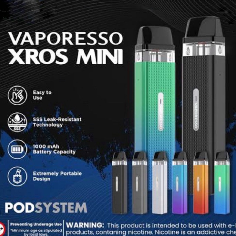 Jual Vaporesso Xros MINI 1000mAh Pod Kit 100% Authentic | Shopee Indonesia