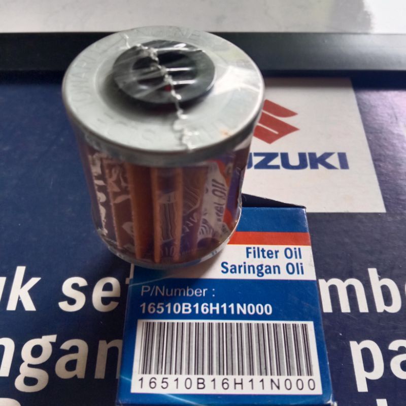 Jual Oil filter/filter oli mesin Suzuki Axelo &new Shogun 125/FL125 ...