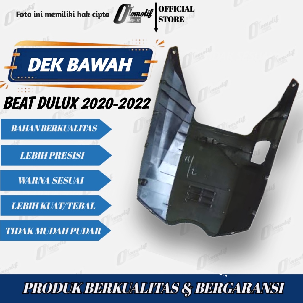 Jual Cover Under dek kolong bawah pijakan kaki Beat led New CBS, Beat Deluxe, dan Beat Street ...
